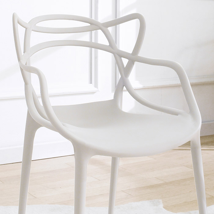 PP-601-WHITE Chair (1486429851) | 미라지수입가구